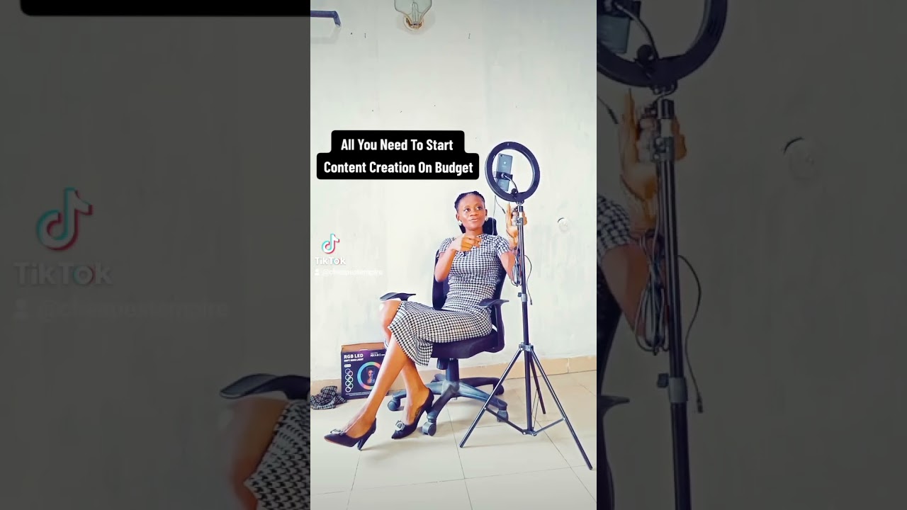 All You Need To Start Content Creation On Budget #gadgets #ringlight #tripod #nigeria #vlogkit #tech