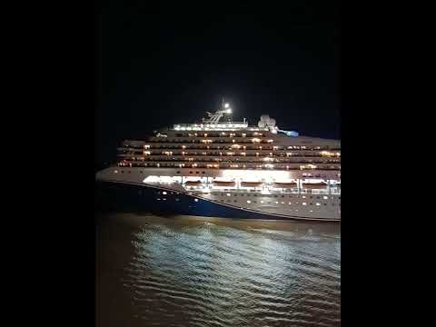 Carnival Valor in the Mississppi river 4/13/25 - Shot from Carnival Liberty #carnivalvalor