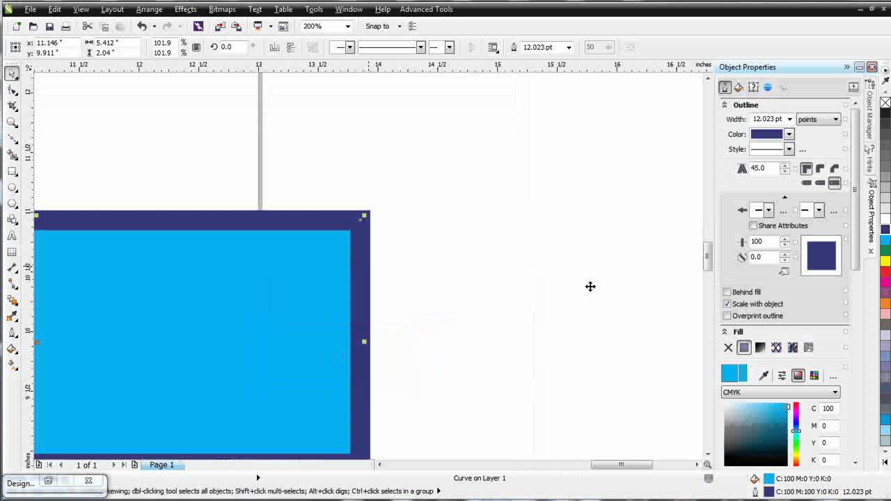 CorelDRAW X6 for beginners vector outlines