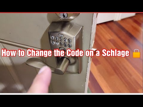 How to Change the Code on a Schlage Lock