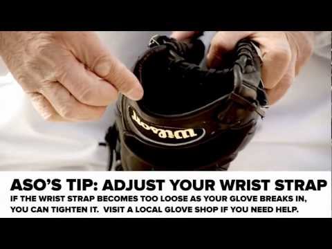 Breaking in a Middle Infield Baseball Glove