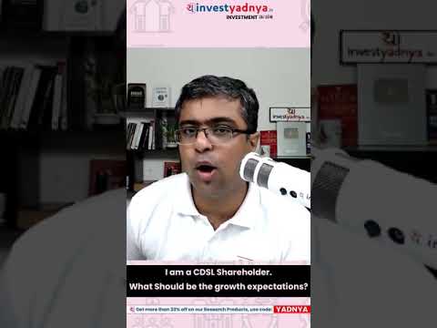 I am a CDSL Shareholder. What Should be the growth expectations? #CDSL #Shorts