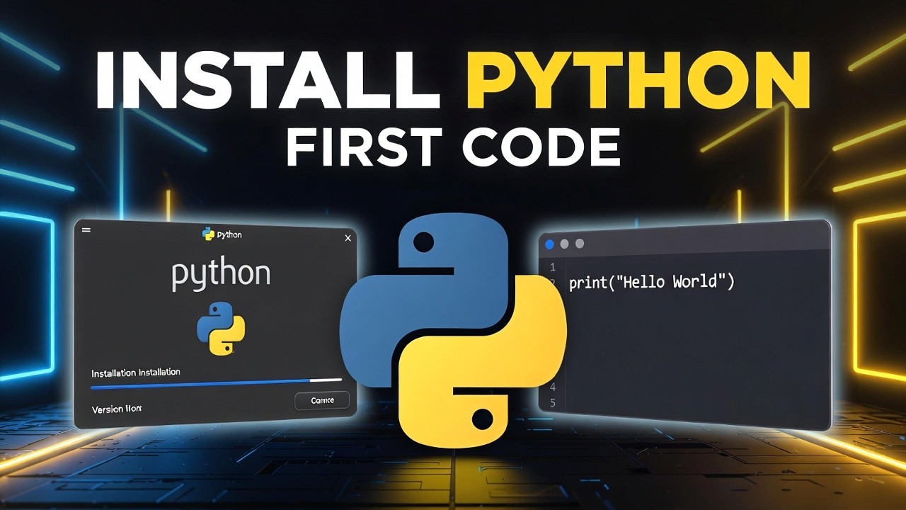 How to Install Python Step by Step | Run First Code in IDLE & VS Code (Beginner Guide)