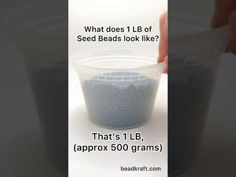 BeadKraft: What’s does 1 Pound of beads look like?