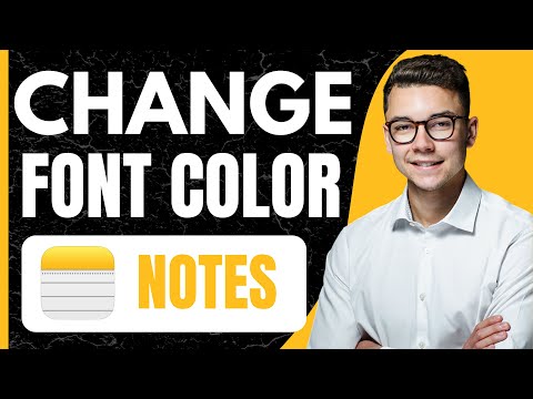 How to change font color in apple notes (2025)