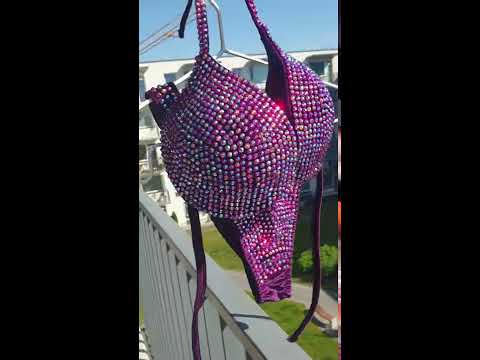 Fitness Competition Bikini Suit - Plum