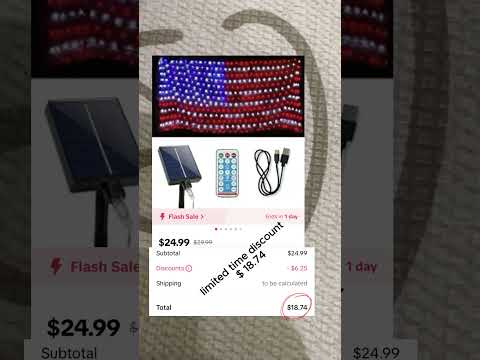 Celebrate USA Pride with Solar Lights & Patriotic Decor #americanflag #usa