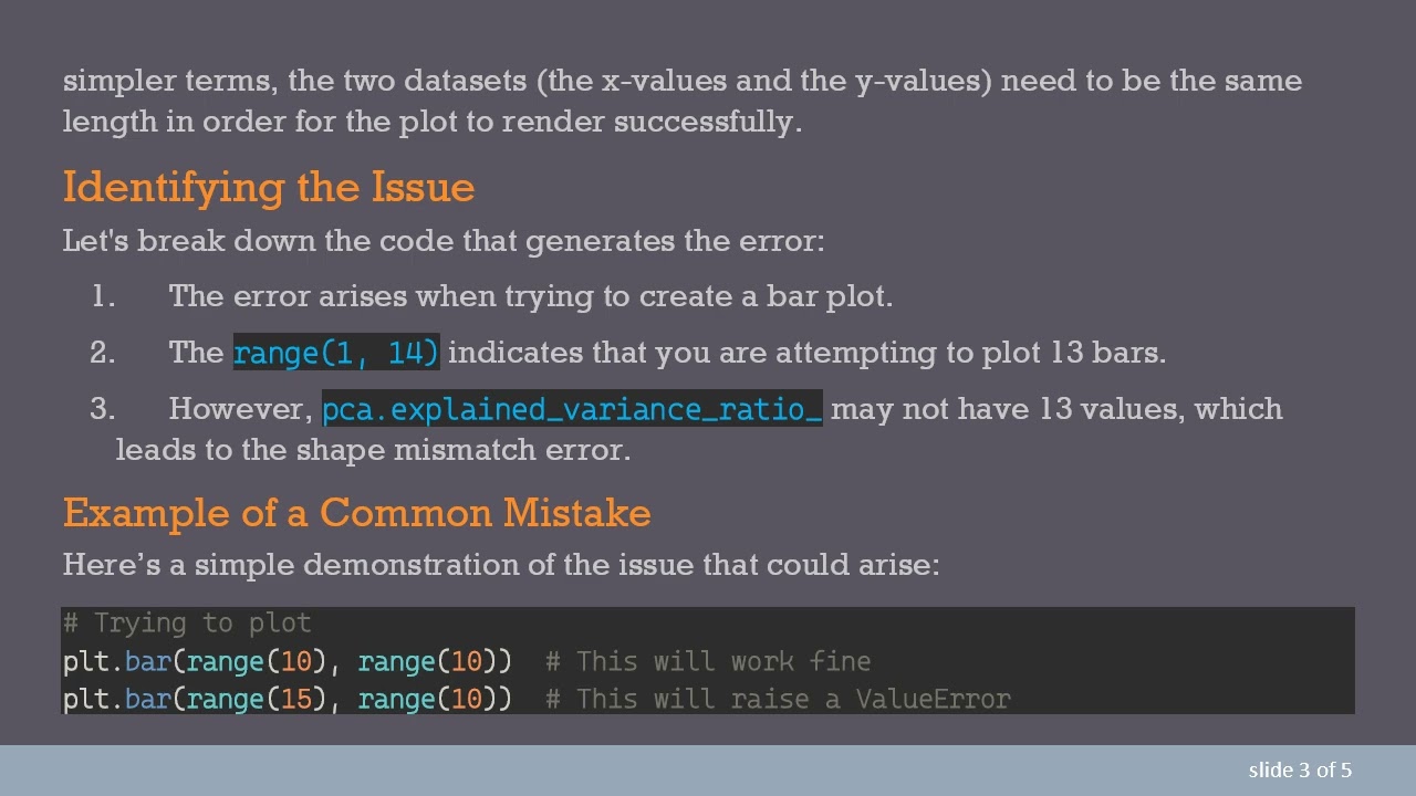 How to Fix the ValueError: shape mismatch When Plotting in Python