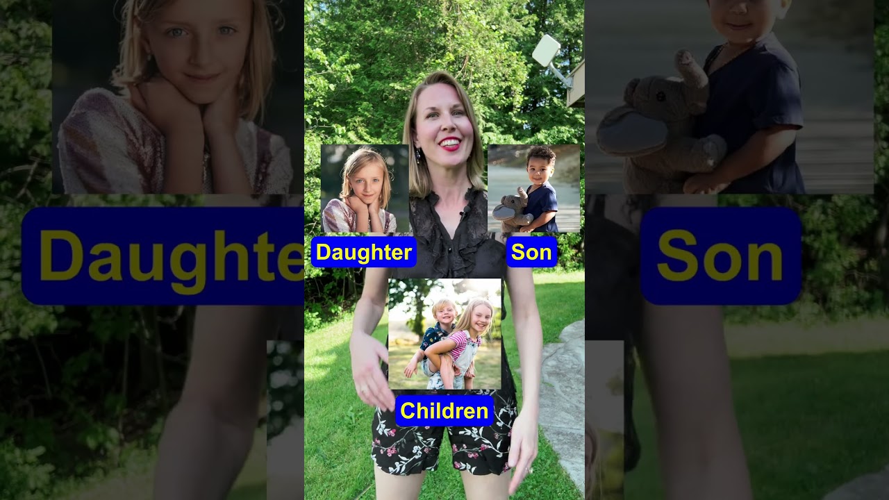 FAMILY VOCABULARY IN ENGLISH #englishlesson #englishteacher #learnenglish  #ESL