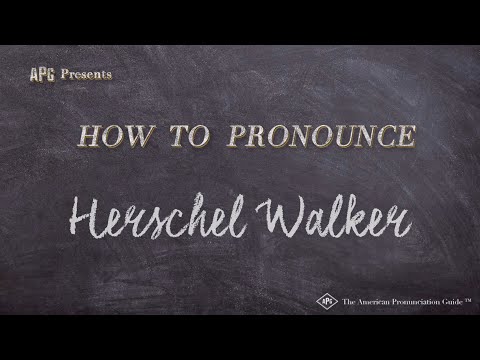 How to Pronounce Herschel Walker (Real Life Examples!)