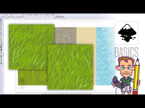 Inkscape Tutorial - Game Art Creation - Create Seamless Grass Tiles