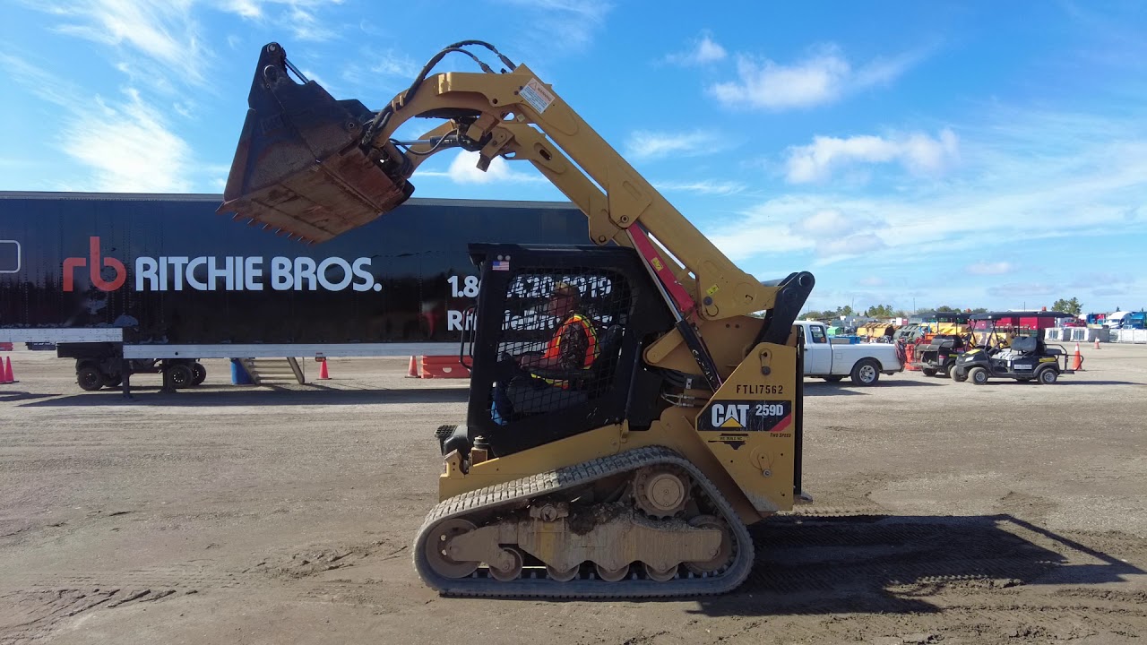 2018 Caterpillar 259D 2 Spd Compact Track Loader L66 42 7562