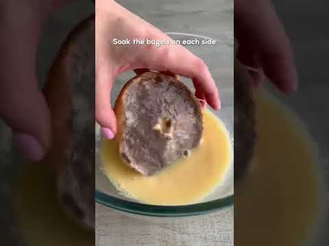 Cinnamon Roll French Toast Bagel Recipe