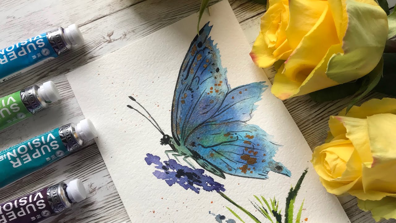 Blue  Butterfly (Perfect for beginners).
