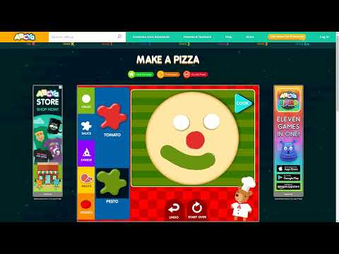 Make A Pizza On ABCya.com Part 2
