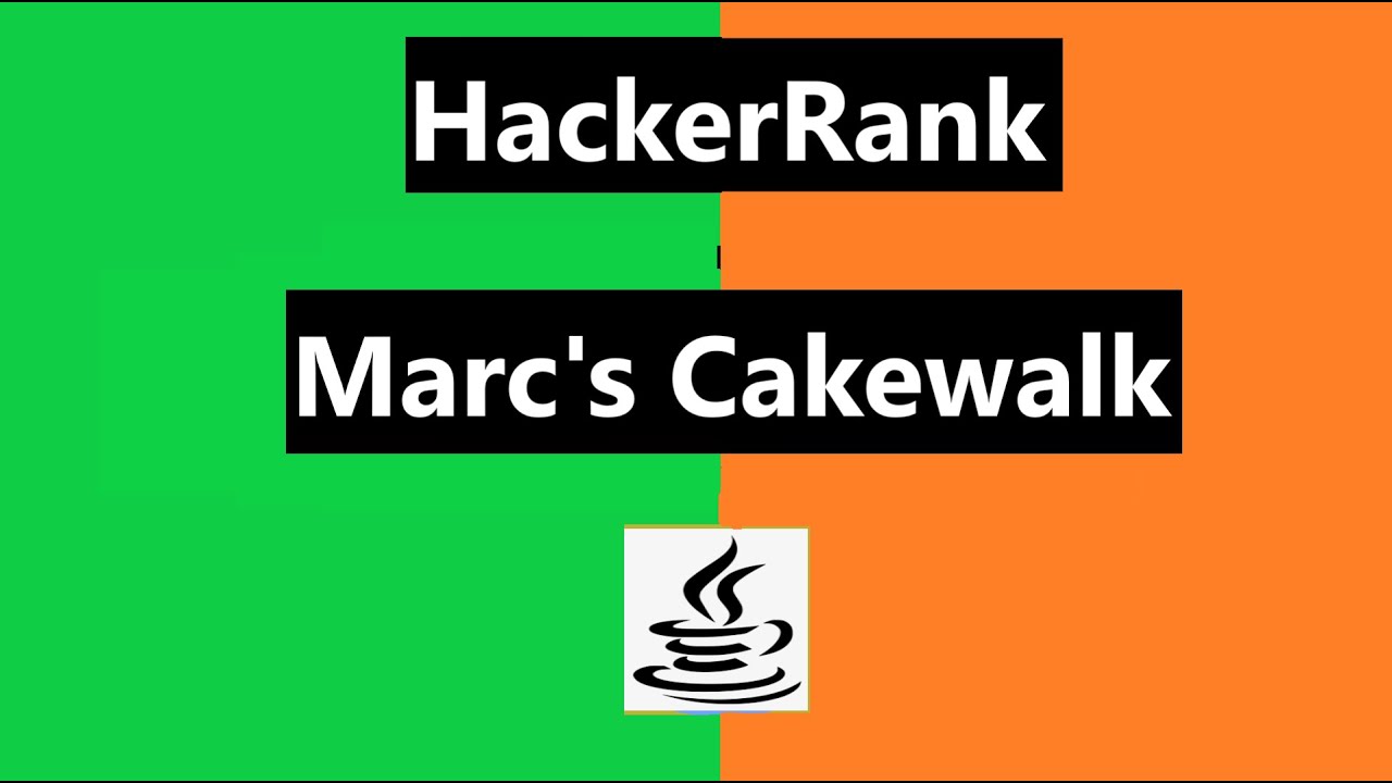 Marc's Cakewalk Hackerrank Solution - Java 8| Hackerrank Algorithms