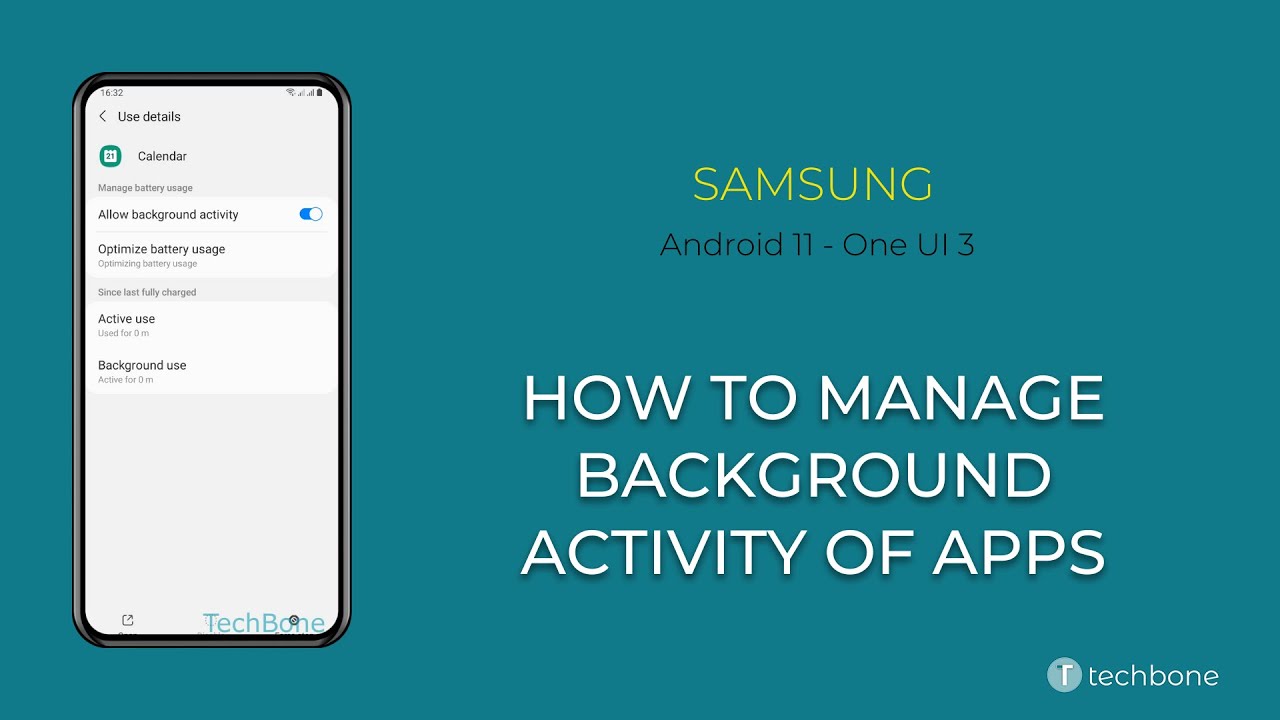 How to Allow/Restrict Background activity of Apps - Samsung [Android 11 - One UI 3]