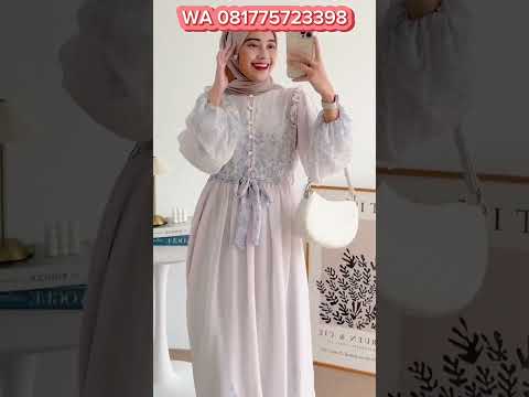 Model Gamis Mewah Motif Busana Muslim Terbaru 2025 / Part 5 #busanamuslim #gamislebaran #gamisjember
