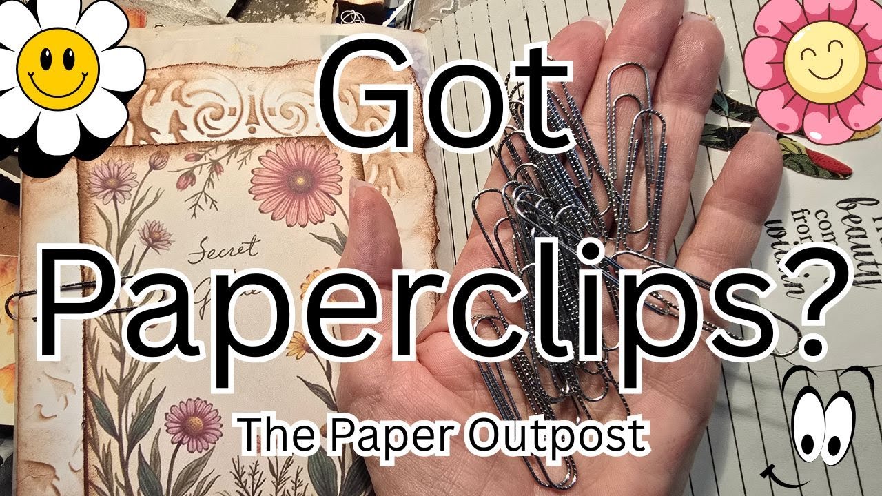 HIDDEN PAPER CLIPS?? Let's Make Some! The Paper Outpost! :)