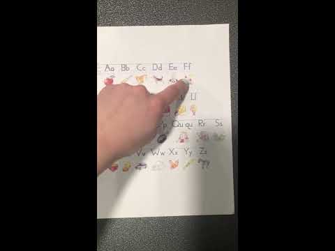 Fundations Alphabet Chart Tutorial