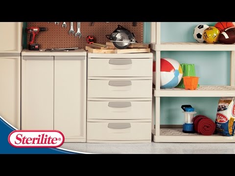 Sterilite Hardware 4 Drawer Unit