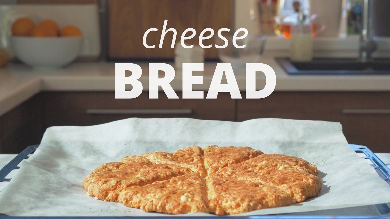 Cheese bread | Cheese flatbread in oven