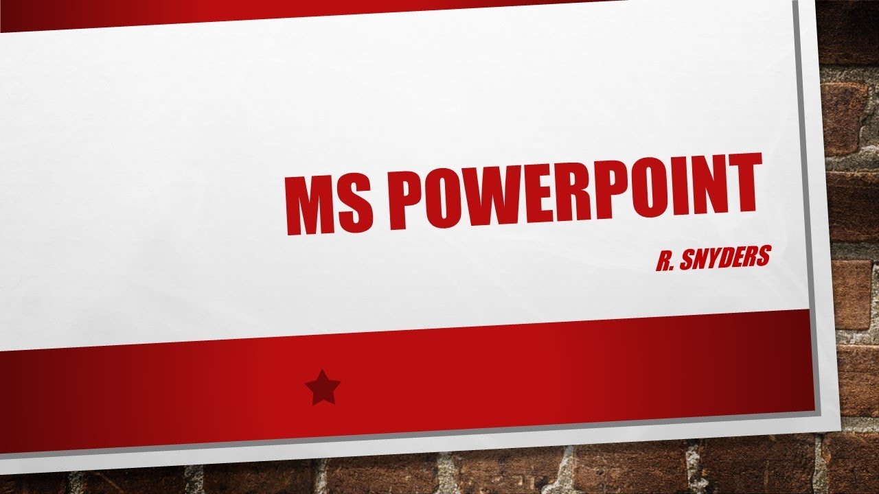 COMPUTER PRACTICE N4 - POWERPOINT PRESENTATION