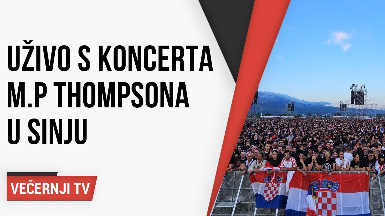 Thompson održao koncert u Sinju povodom 30. obljetnice Oluje pred 150.000 ljudi