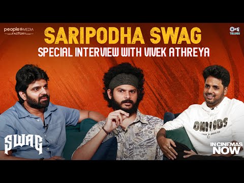 SARIPODHA SWAG🤘Special Interview with Vivek Athreya | Sree Vishnu | Hasith Goli | TG Vishwa Prasad