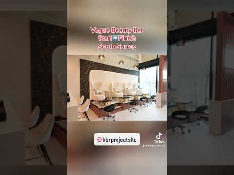 Tenant Improvement for Vogue Beauty Bar | South Surrey | White Rock | KBR Projects