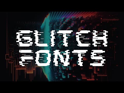 Unlock the Matrix: 14 Glitch Fonts That Transform Your Design