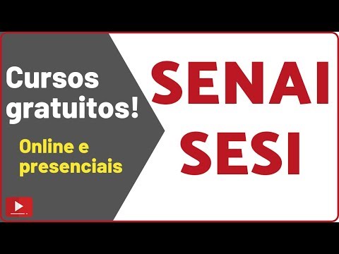 Cursos online gratuitos do Senai e SESI com certificado