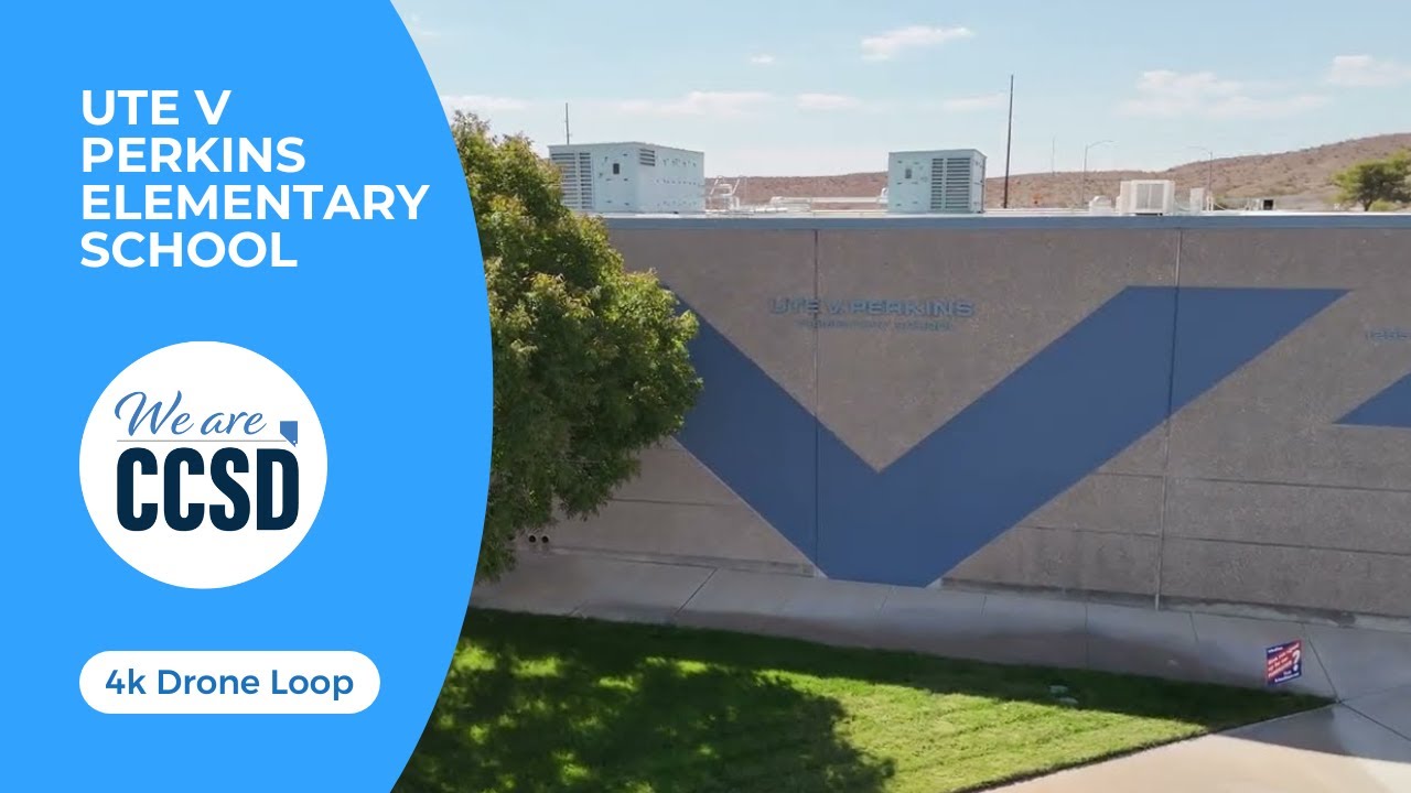 Ute V Perkins Elementary School - 4k Drone Loop