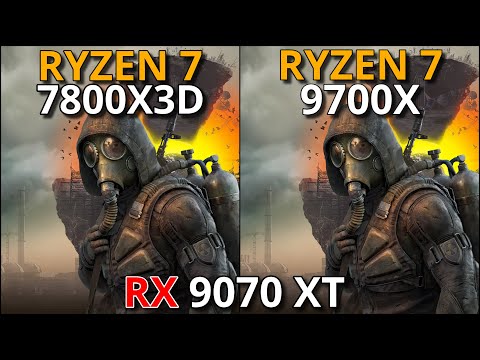 RYZEN 7 7800X3D vs RYZEN 7 9700X | RX 9070 XT | Test in 10 Games | 1080p 1440p & 4K