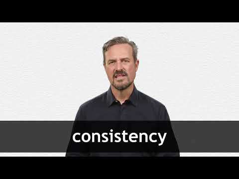 How to pronounce CONSISTENCY in American English
