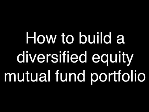 How to build a diversified equity mutual fund portfolio