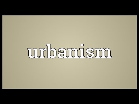 Urbanism Meaning