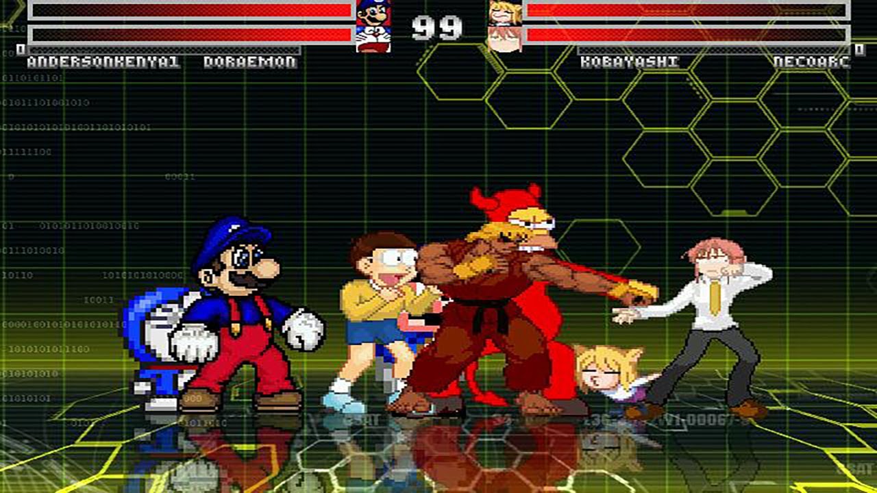 Team andersonkenya1 vs Team AntoniortMugens MUGEN Request 4v4 Battle!!!