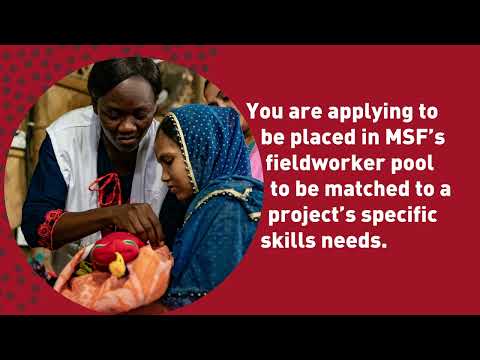 Working with MSF | How you're added to our HR pool system