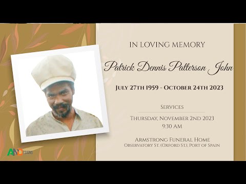 The Funeral Service of Patrick Dennis Patterson John