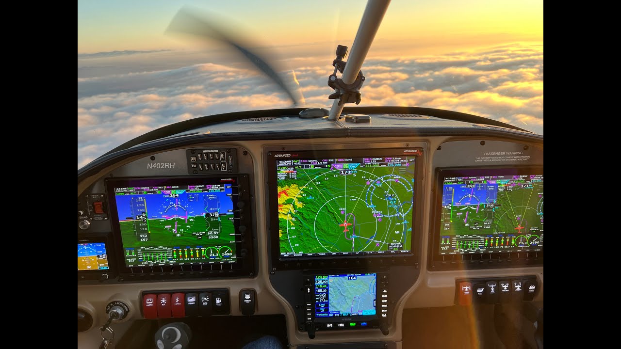 Aviation: Vans RV Aircraft - RV-10 VFR Flight from OR40 to KSLE with the AF-6600 EFIS