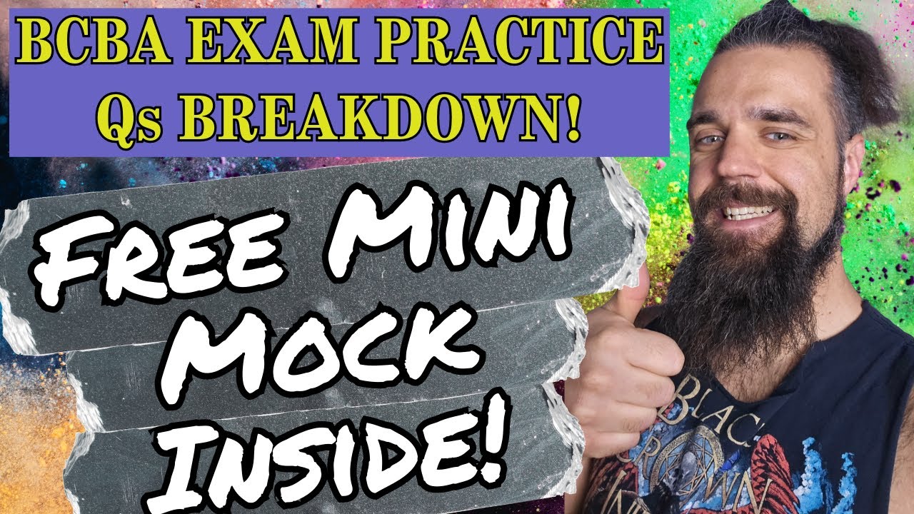 BCBA EXAM QUESTION Breakdowns - Mini Mock 📝 Full Review - Download FREE!! 😉