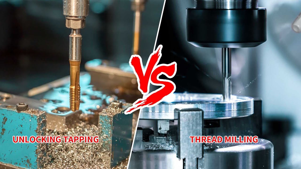 ​​Unlocking Tapping vs Thread Milling The Ultimate Machining Guide​​#cnc  #cncmill #tapping #thread