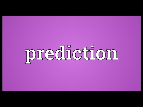 Prediction Meaning