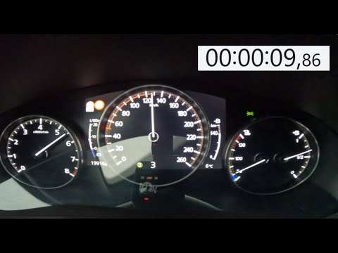 Mazda 3 e-Skyactiv-X 186 hp acceleration
