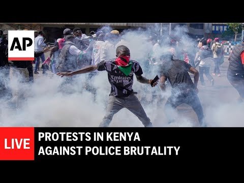 LIVE: Protests in Kenya against police brutality