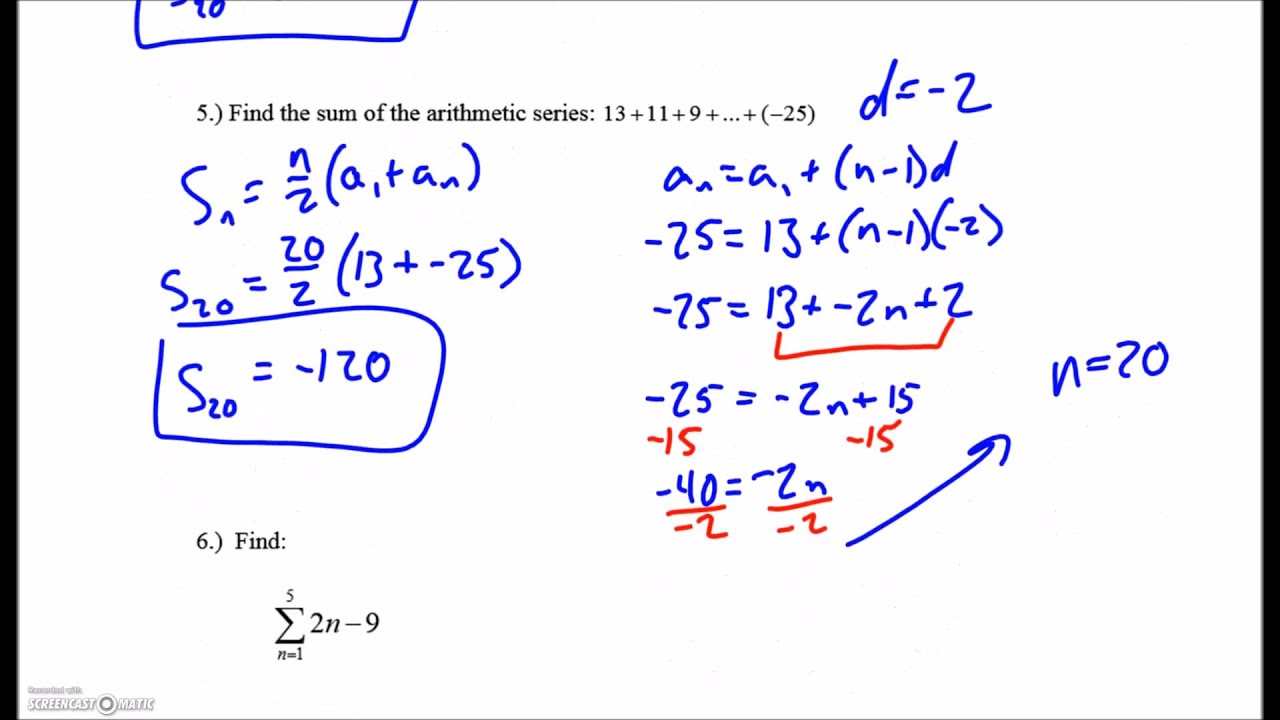 Algebra 2 Unit 9 Review