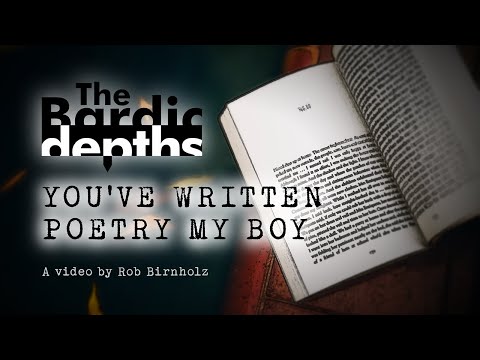 The Bardic Depths: You’ve Written Poetry My Boy | Spirit of Cecilia