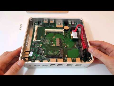 Intel i5 5257U Iris 6100 Fanless $293 Barebones Mini PC Unboxing