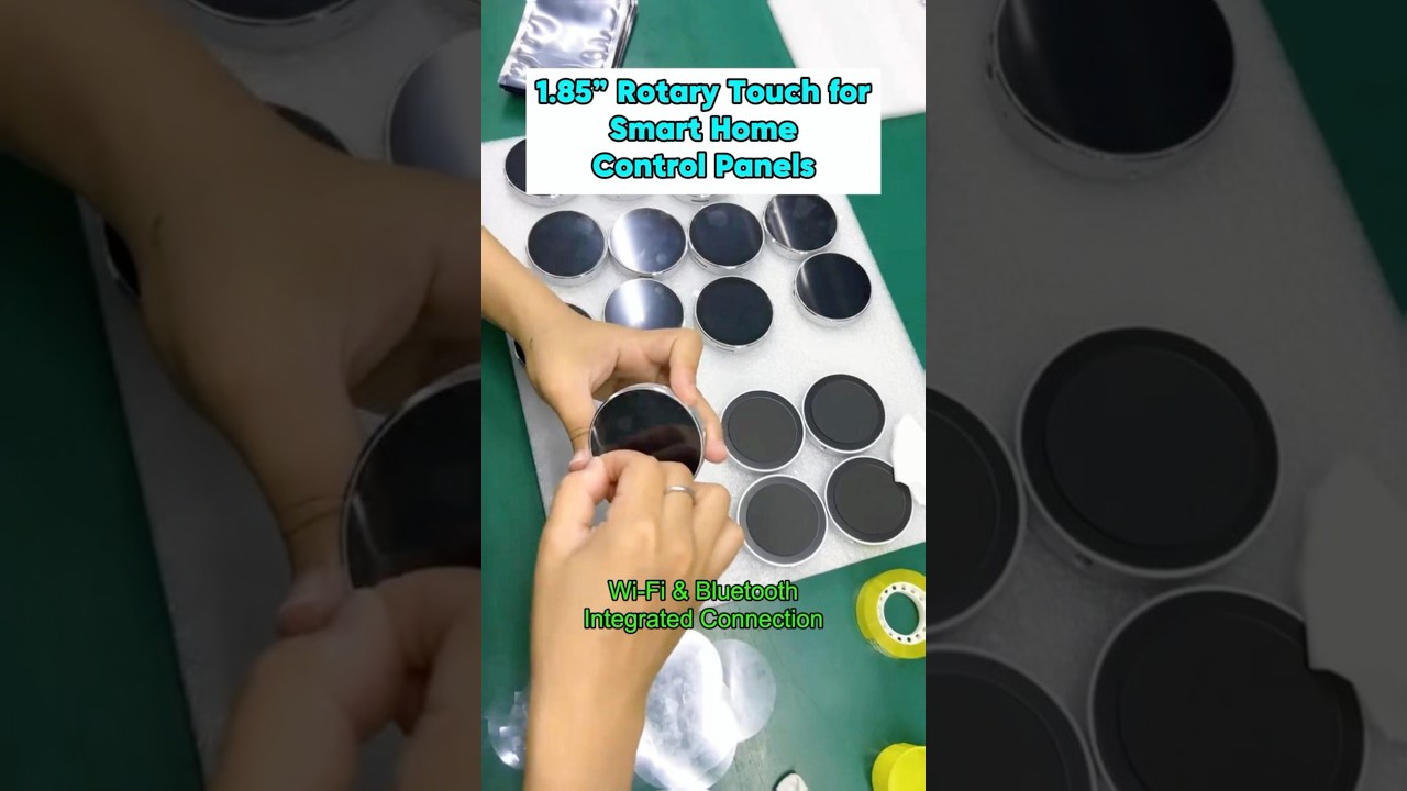 ⬆️1.85” Rotary Touch for Smart Home, 360*360 HD Visuals!#lcd #display #smarthome #tft #hmi #arduino